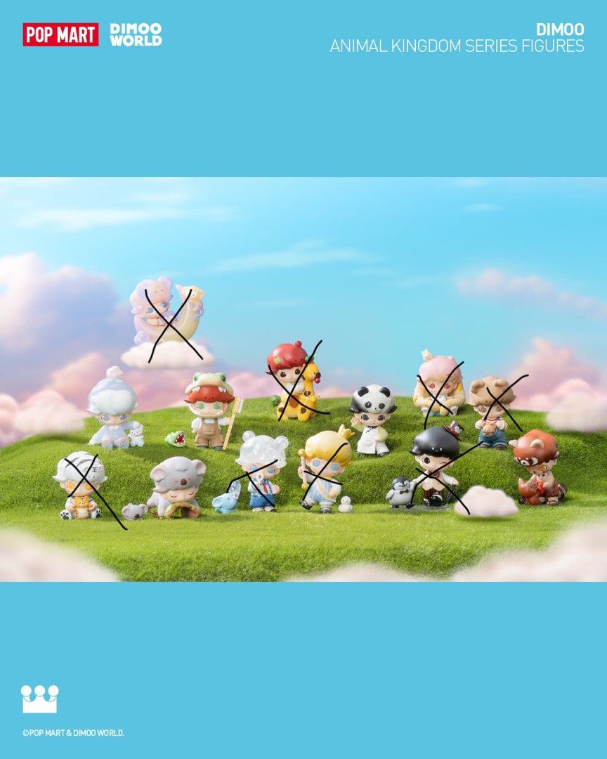 Popmart Dimoo Animal Kingdom, Hobbies & Toys, Toys & Games on Carousell