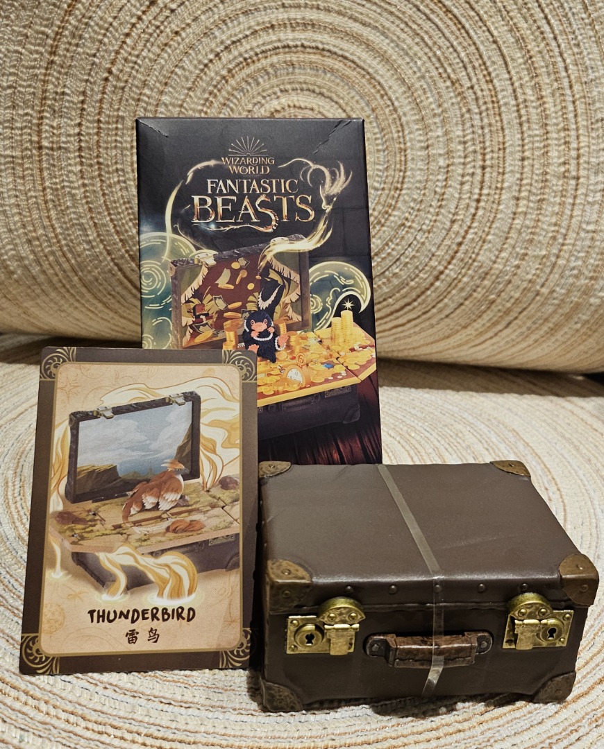 Popmart Fantastic Beasts Series Figures Briefcase: Thunderbird, Hobbies ...