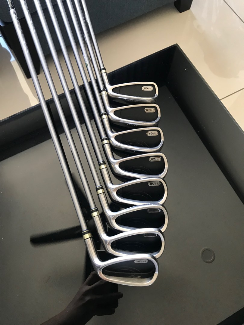 Prgr Egg forged irons graphite shafts 4-AW, 8 pcs. M-40 stiff/regular ...