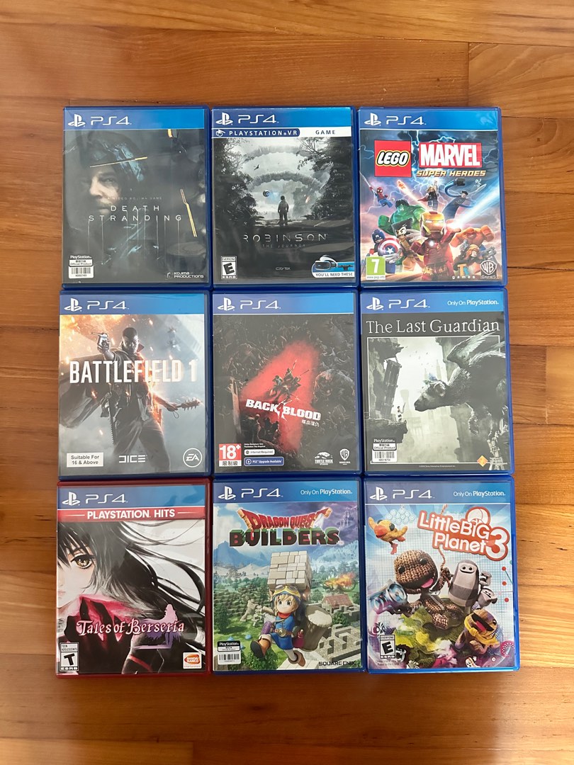 PS4 game Death stranding / Robinson / Lego marvel Super heroes ...