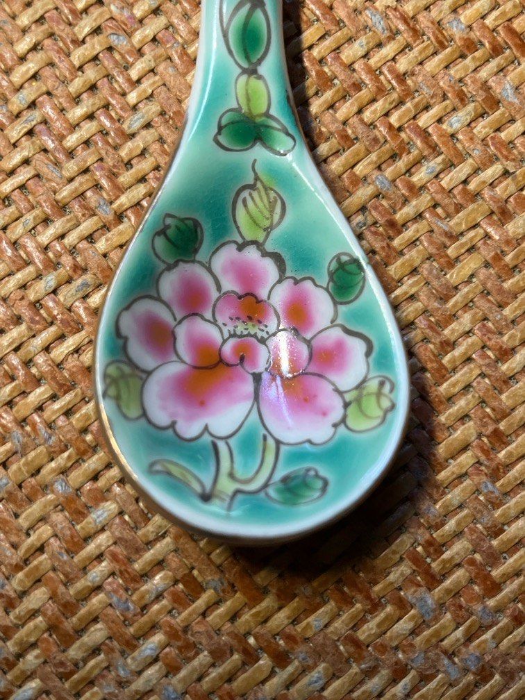 Rare Antique Museum Straits Chinese Peranakan Nyonya Porcelain Green ...