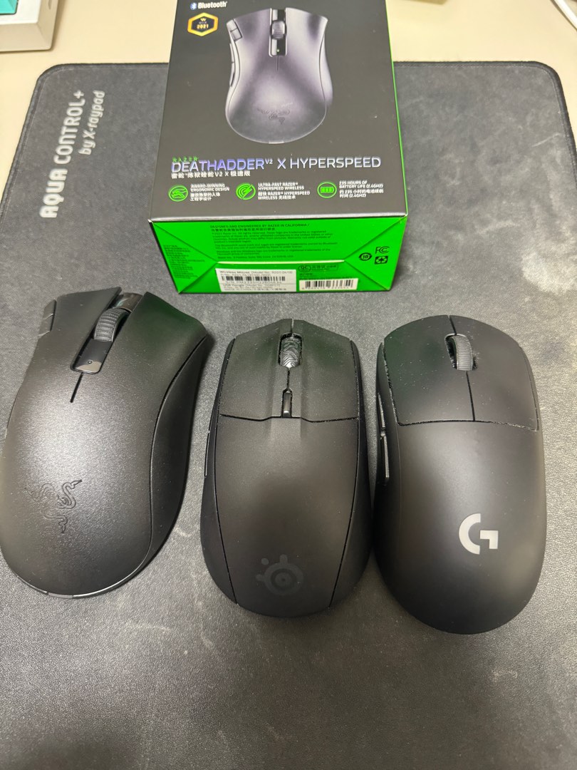 Razer deathadder hyper speed , Logitech pro wireless, steel series ...