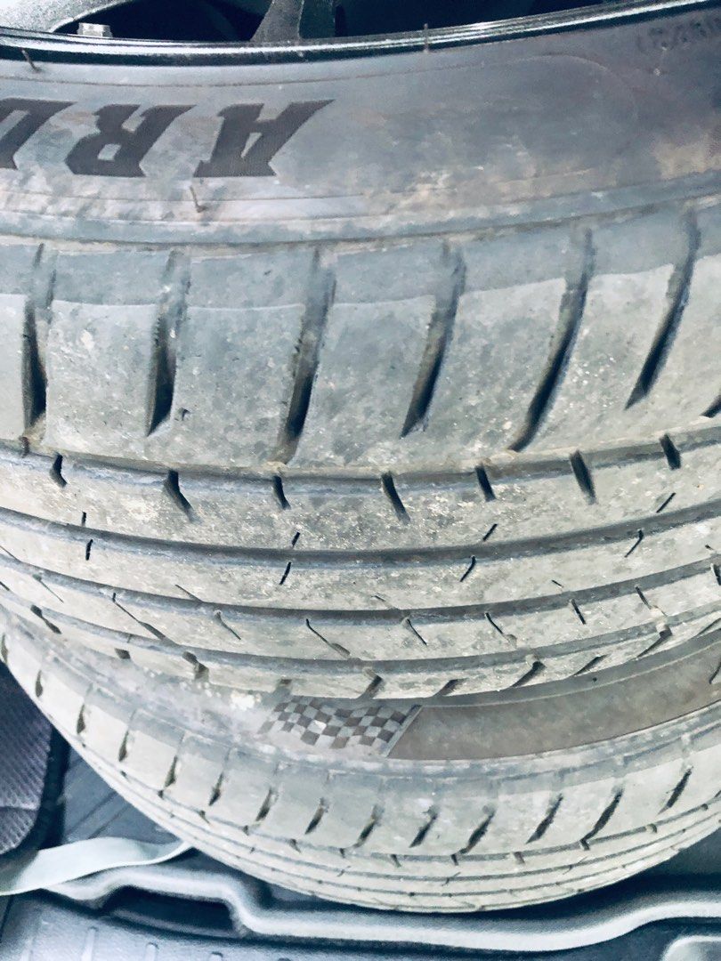 Sport Rim and tyre 17 inch Toyota vellfire alphard, Auto Accessories on ...