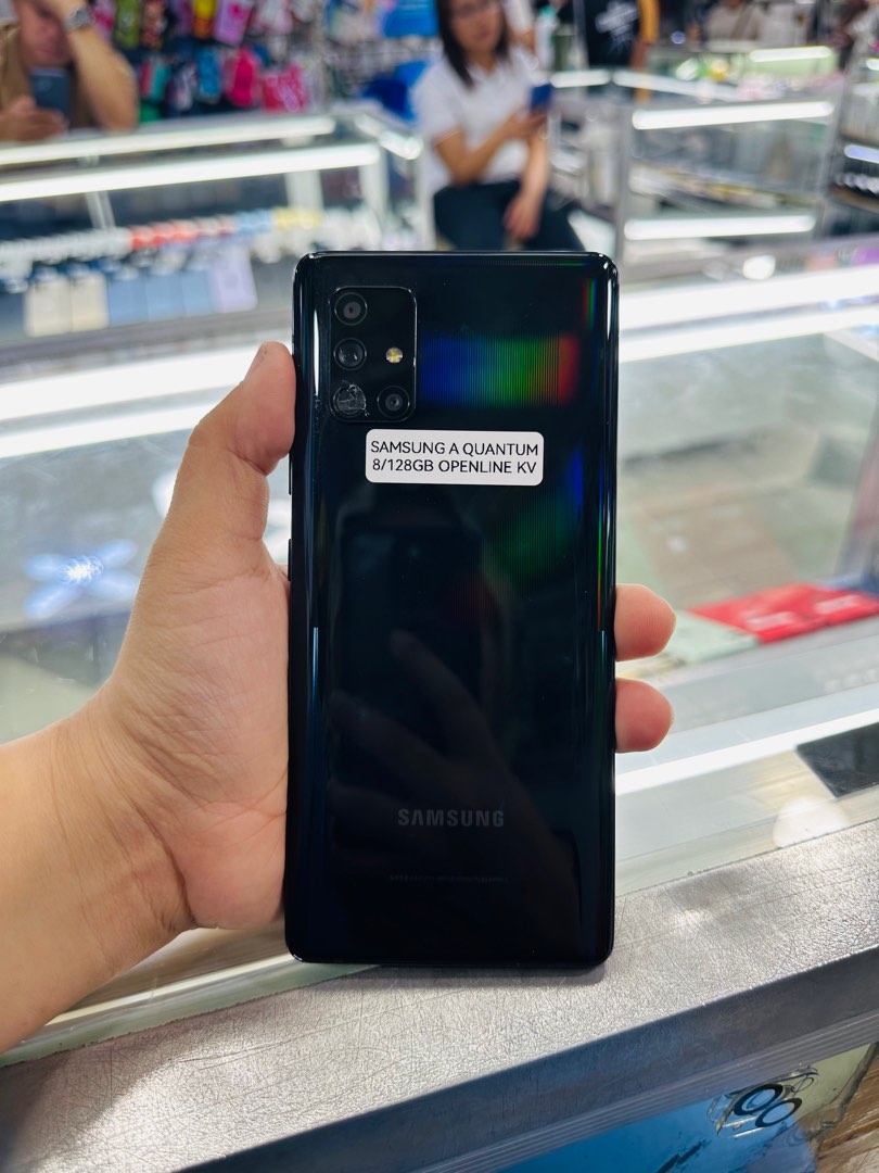 Samsung A Quantum 128/8gb Single Sim basag lens see pic, Mobile Phones ...