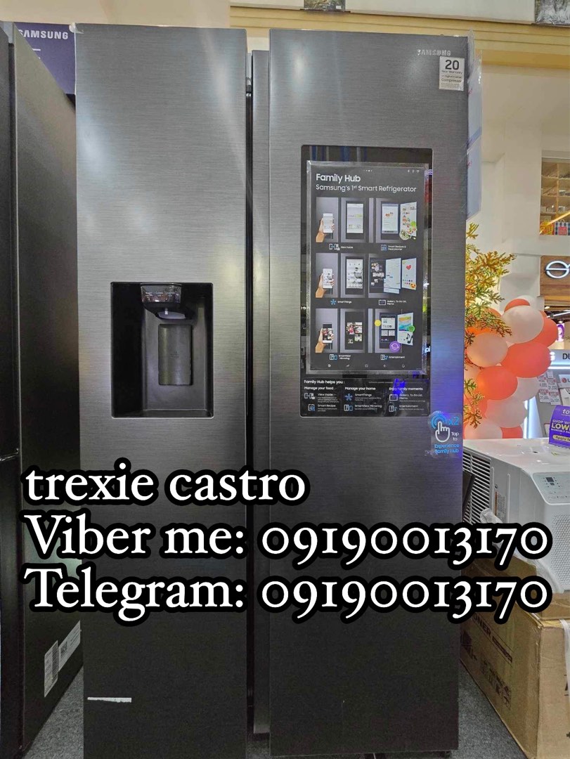 Samsung RS64T5F01B4 23.2 cu.ft. Family Hub Side By Side with Smart ...