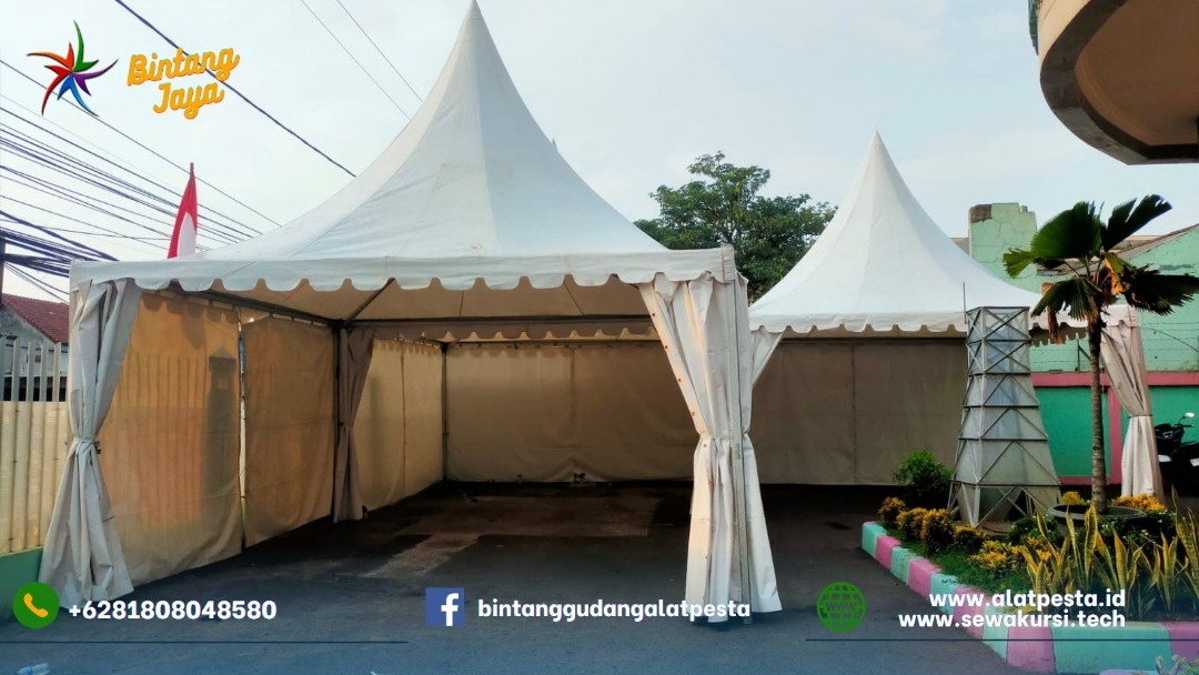 Sewa Tenda Atap Kerucut Putih Di Jakarta, Perabotan Rumah di Carousell