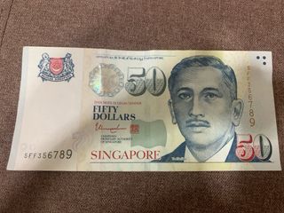 1990 Singapore $50 note, Hobbies & Toys, Memorabilia & Collectibles ...
