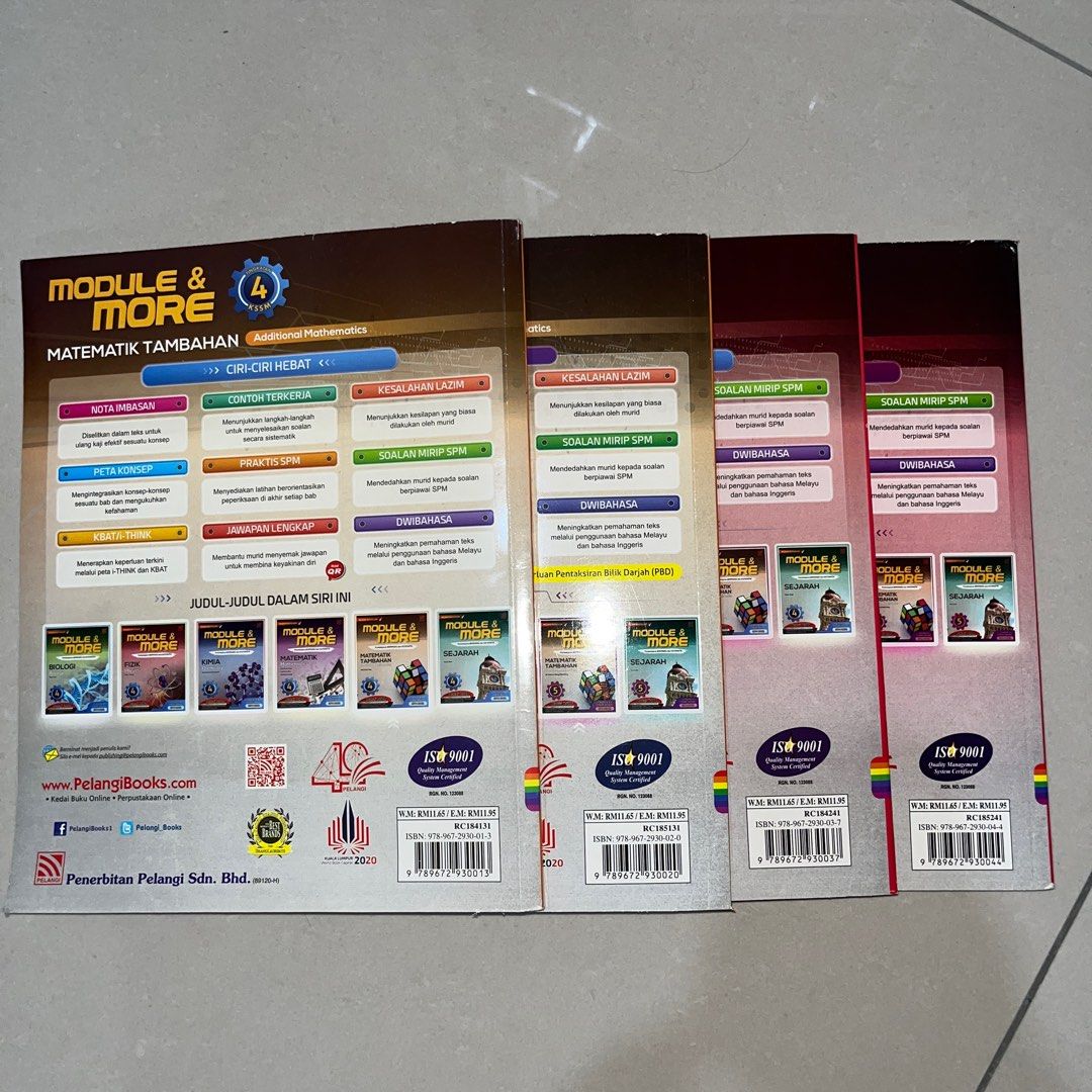SPM KSSM EXERCISE BOOKS (F4 & F5), Hobbies & Toys, Books & Magazines ...