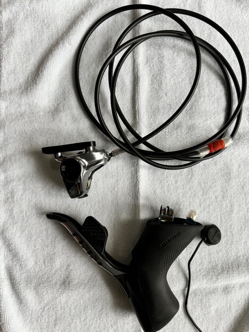 SRAM Red eTap AXS HRD Shift Brake Lever, blips & Hydraulic Disc Caliper ...