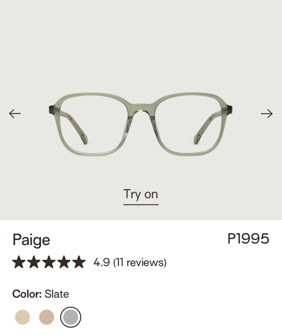 Sunnies Specs Paige (Slate), Women's Fashion, Watches & Accessories ...