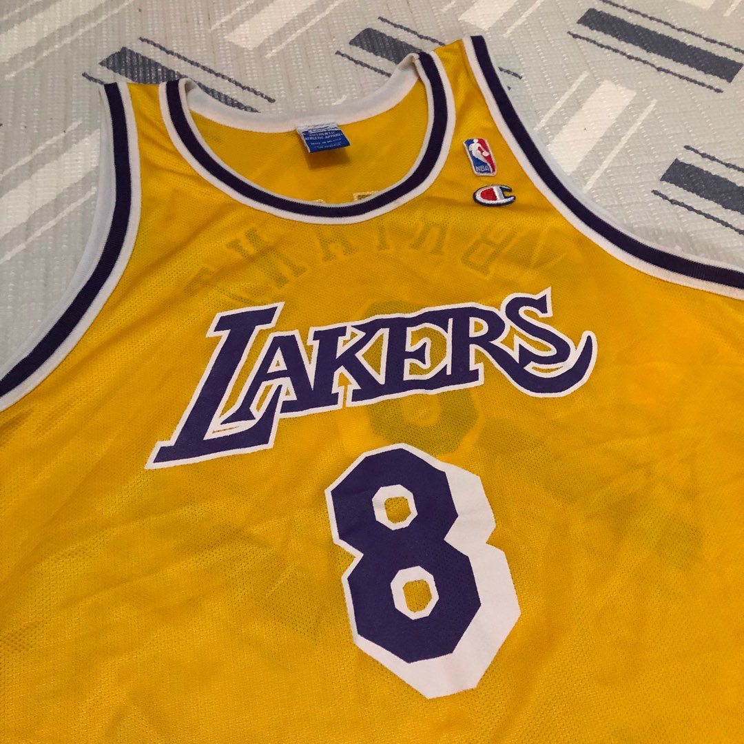 [SW] NBA Los Angeles Lakers KOBE BRYANT #8 Black mamba Champion sw ...