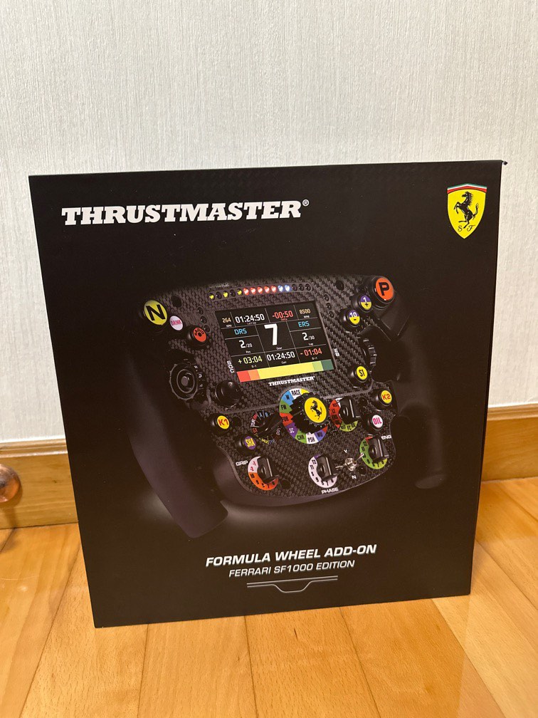 Thrustmaster Formula Wheel Add-On Ferrari 賽車方向盤SF1000 Edition, 電子遊戲, 遊戲 ...