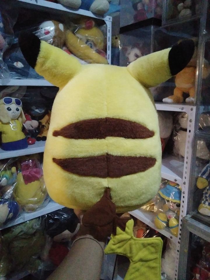 Vintage Classic Jumbo Fat Pikachu Pokemon Plush Toy (Tomy-CUT TAG ...