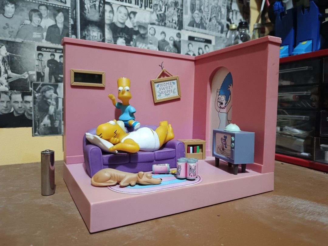 Vintage Rare 1997 The Simpsons Talking Radio Alarm Clock, AM/FM Radio ...