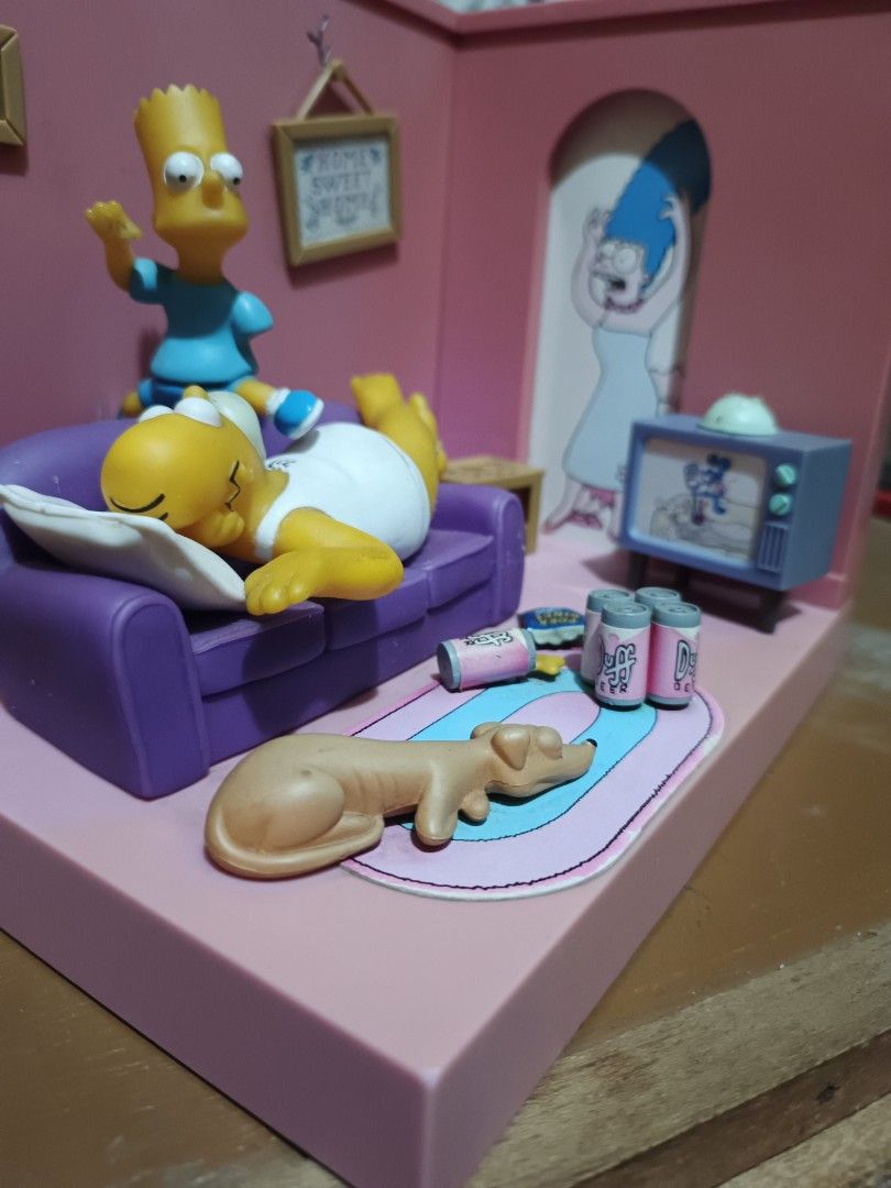 Vintage Rare 1997 The Simpsons Talking Radio Alarm Clock, AM/FM Radio ...