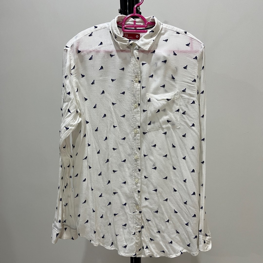 WHITE TOP KEMEJA PUTIH (PDI), Women's Fashion, Tops, Blouses on Carousell