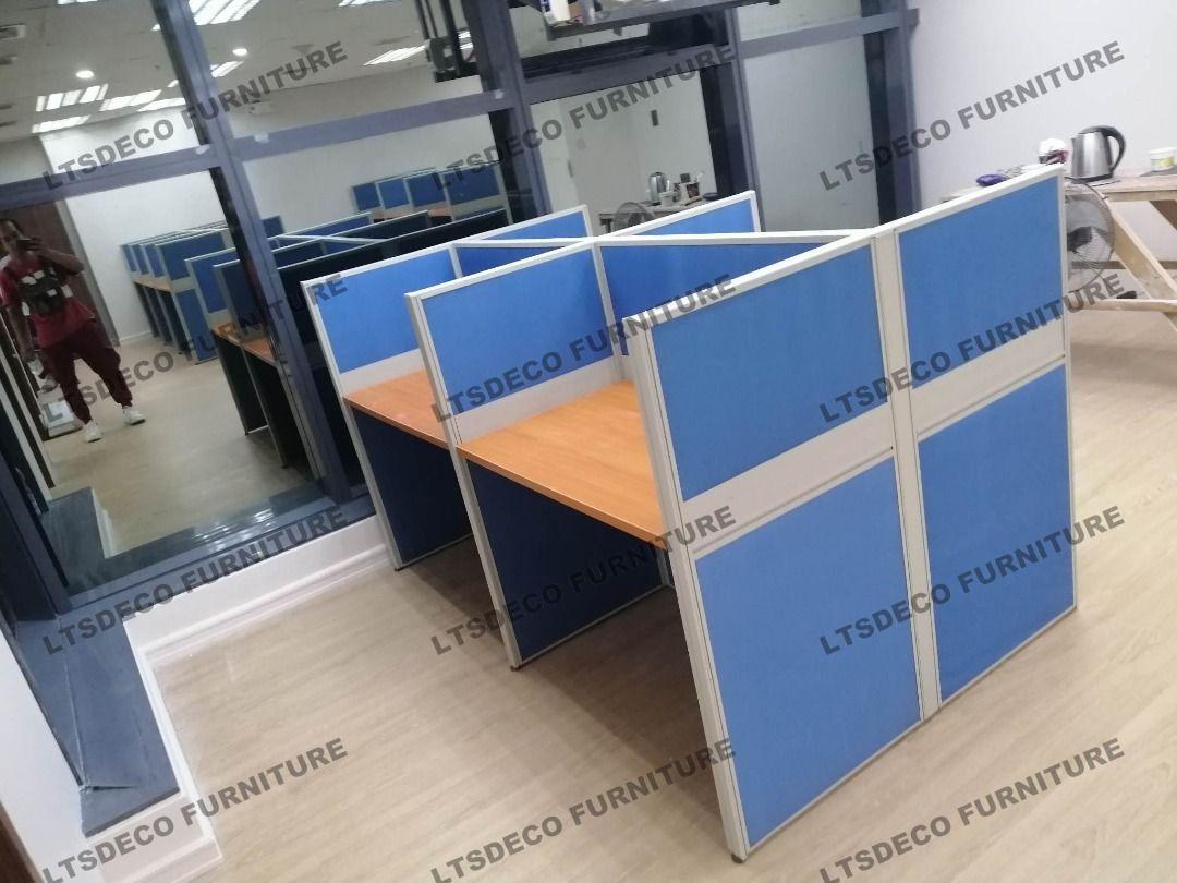 Workstation cubicle partition full fabric | office partition | office ...