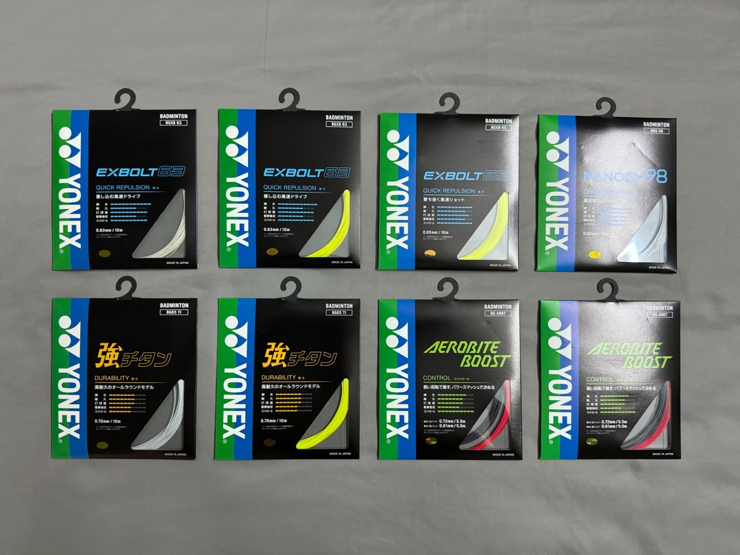 Yonex Badminton Strings (Made in Japan), Sports Equipment, Sports ...