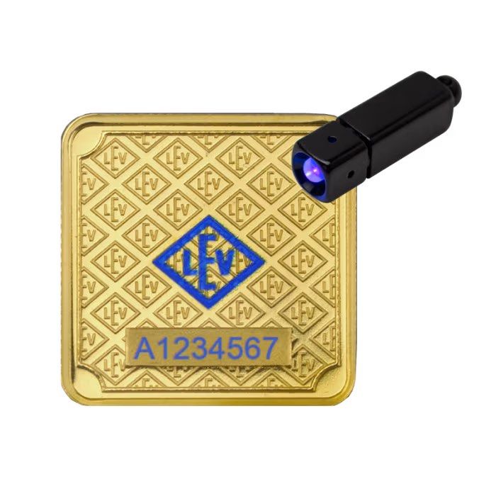 5g Geiger .9999 Gold Square Minted Bar (in Capsule), Hobbies & Toys ...