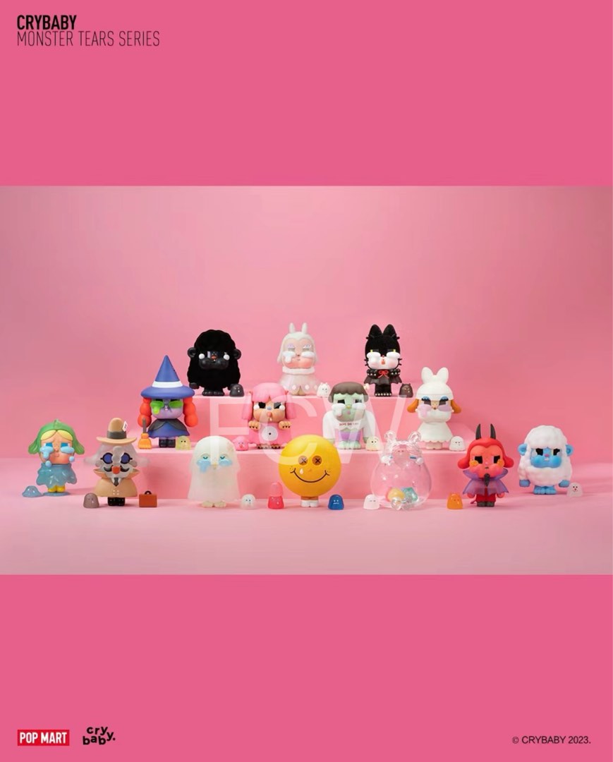 散賣/原盒 CRY BABY MONSTER TEARS SERIES 哭娃 怪獸的眼淚 pop mart popmart 泡泡瑪特 公仔 盲 ...