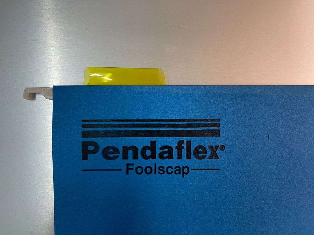 【郵寄到付/港島綫交收】 全新·可議價 Esselte Pendaflex F4 掛快勞 吊掛式文件夾 連分類牌 Foolscap Folio ...