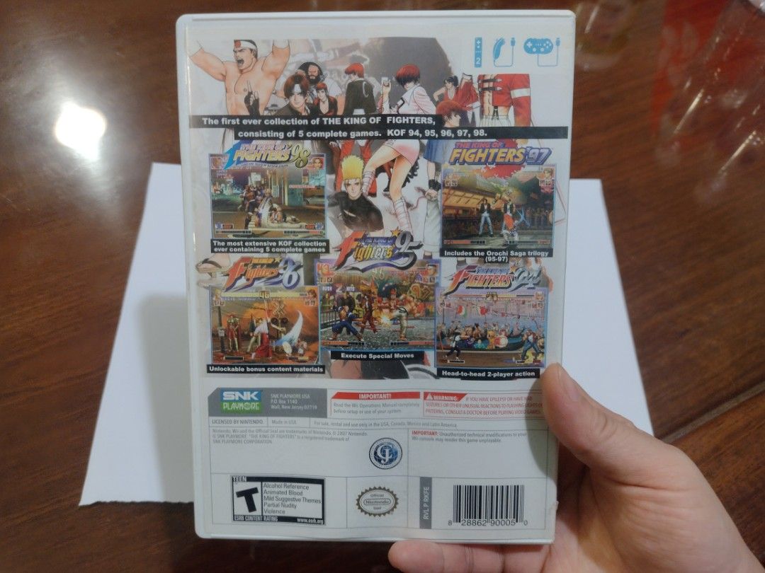 美版 Wii game 94-98 Kof拳皇合集 : 大蛇傳奇 collection -the orochi saga-, 電子遊戲 ...