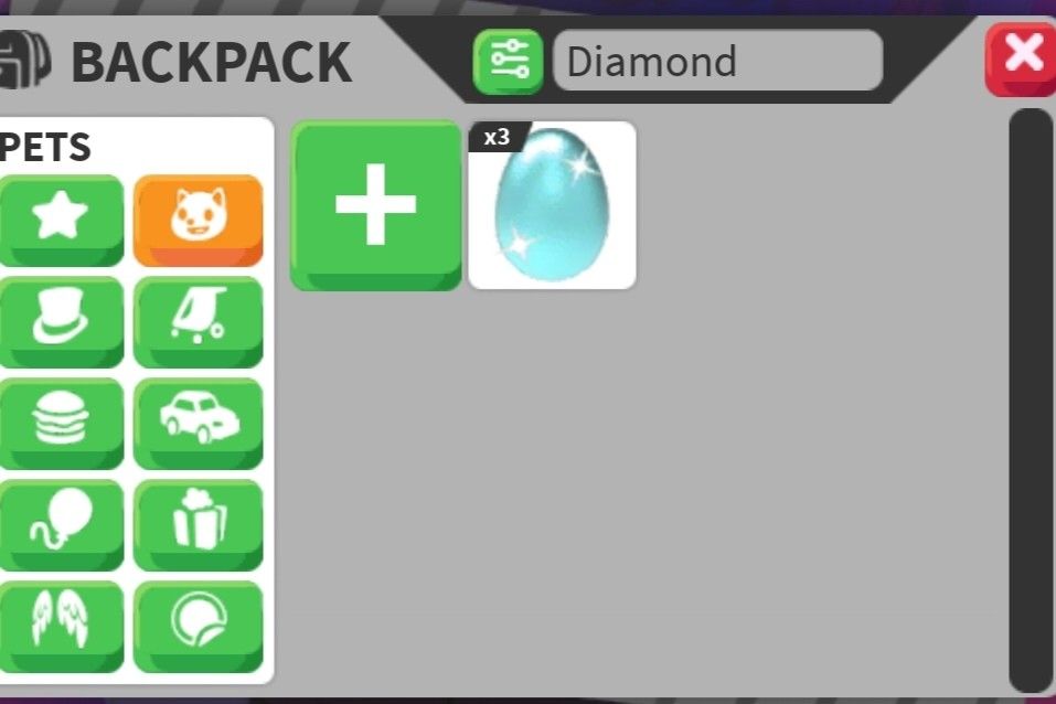 Adopt Me Roblox Diamond Egg [RM1.95], Video Gaming, Gaming Accessories ...