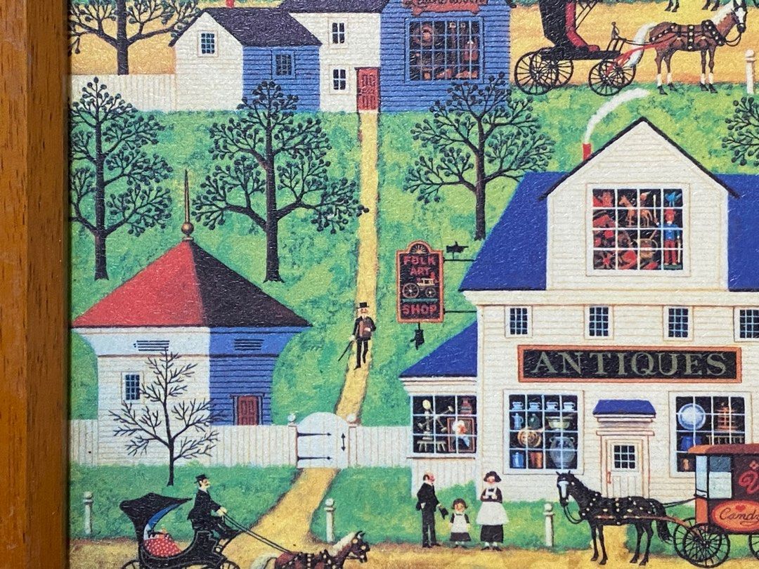 美國鄉村印刷畫.American country life painting reproduction , 書籍、休閒與玩具, 文具、藝術 ...