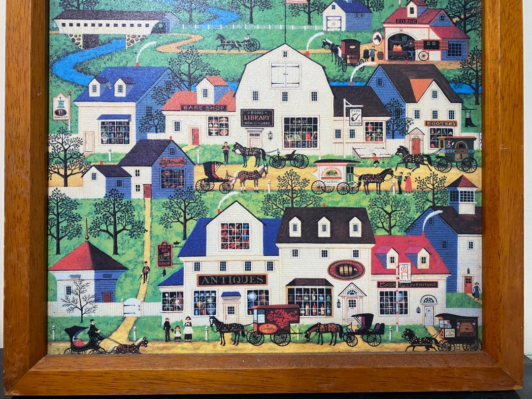 美國鄉村印刷畫.American country life painting reproduction , 書籍、休閒與玩具, 文具、藝術 ...