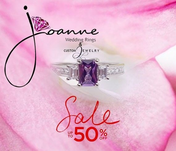 Amethyst and signity Emerald Cut White Gold Proposal Engagement Ring ...