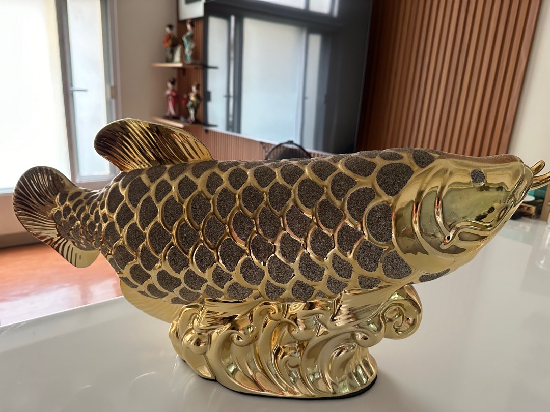 Arowana Gold Display, Furniture & Home Living, Home Decor, Other Home ...