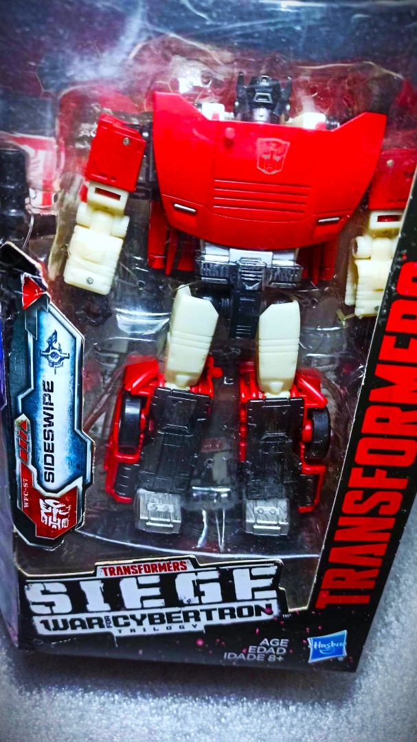 BIB SIEGE SIDESWIPE Deluxe Class Hasbro Transformers, Hobbies & Toys ...