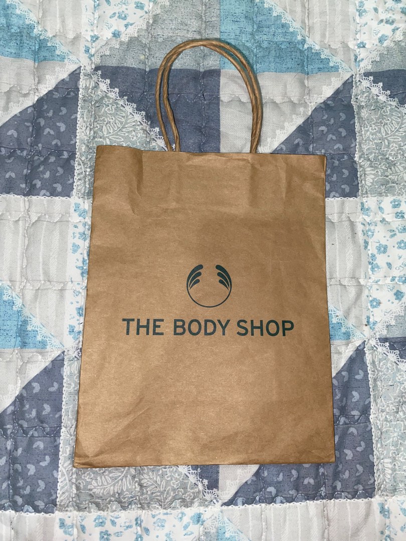 Body Shop Paper Bag, Women's Fashion, Bags & Wallets, Purses & Pouches ...