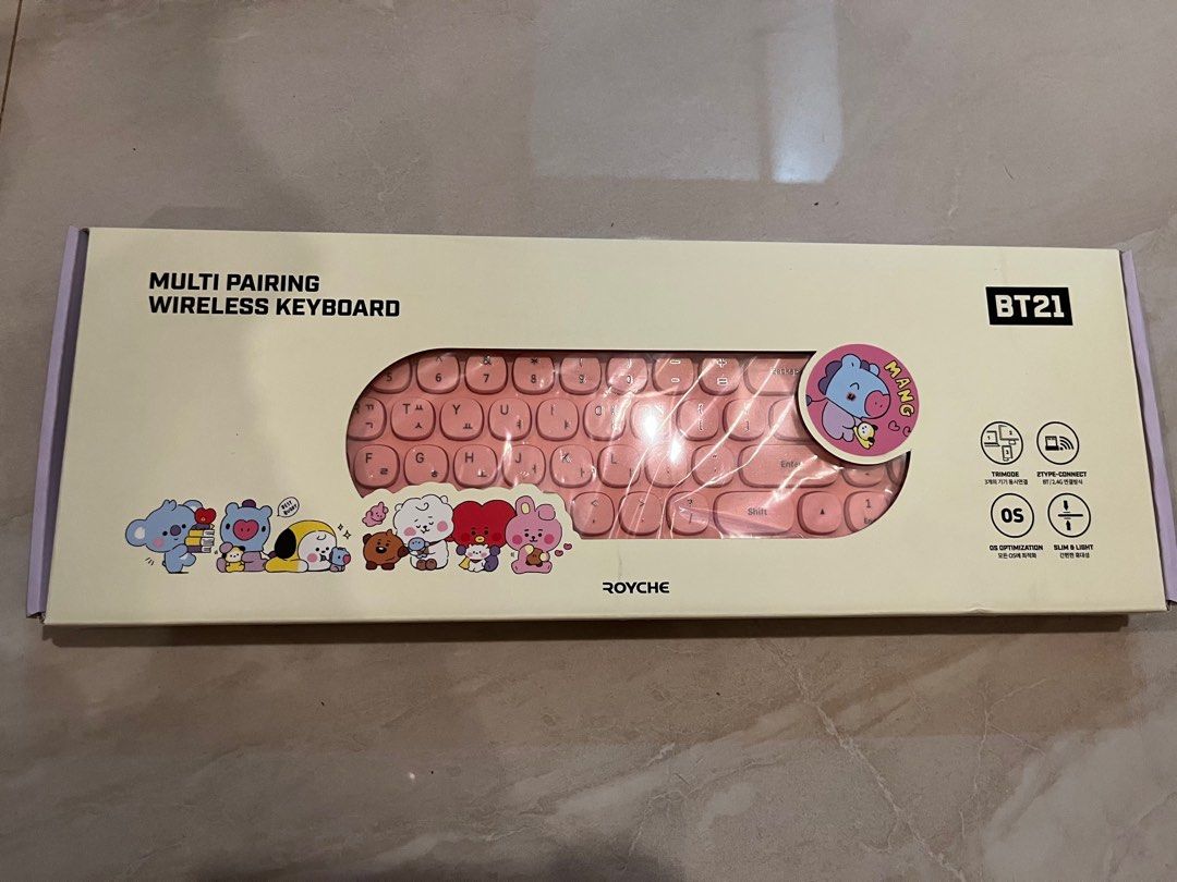 BT21 Wireless Keyboard Mang, Computers & Tech, Parts & Accessories ...