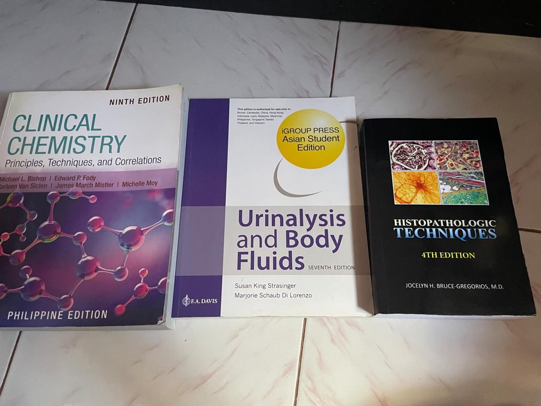 BUNDLE! AUBF CLINICAL CHEMISTRY HISTOPATHOLOGY MEDTECH REFERENCE BOOKS ...