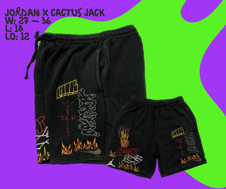 Cactus Jack x Jordan, Men's Fashion, Bottoms, Shorts on Carousell