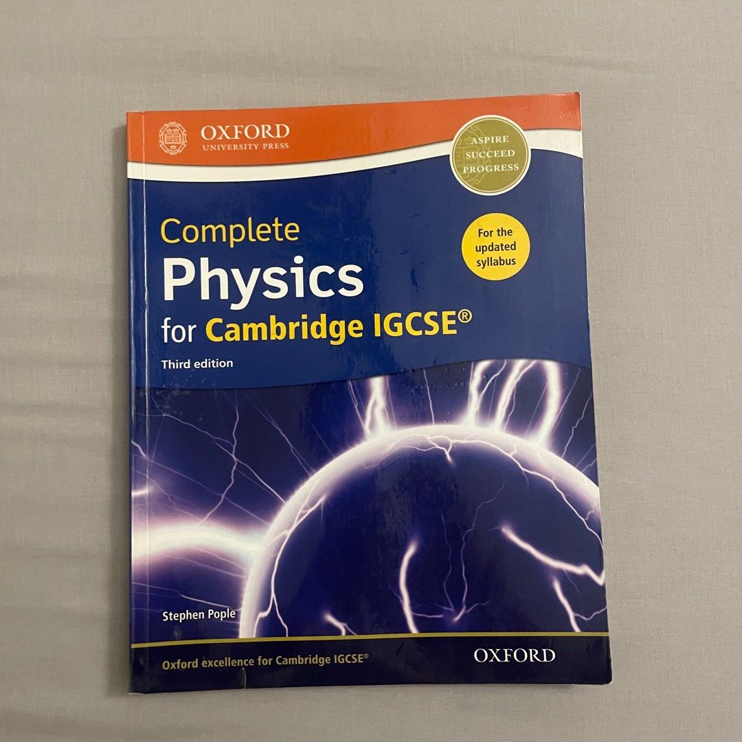 Cambridge IGCSE Physics (third edition), Hobbies & Toys, Books & Magazines, Textbooks on Carousell