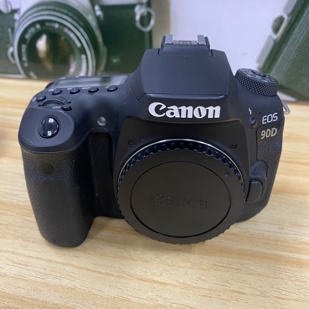 Canon 90D body (shutter count: 4k}, Photography, Cameras on Carousell