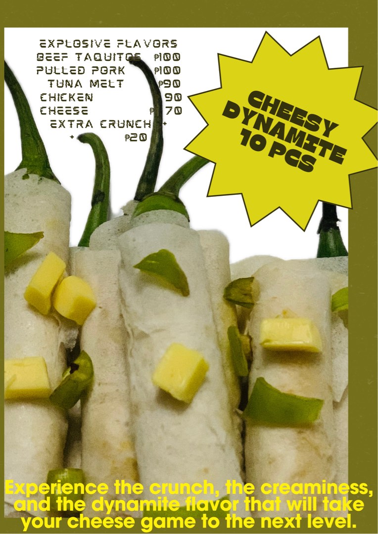Cheese Dynamite Lumpia Cheese Jalapeno 100Pcs, Food & Drinks, Local ...