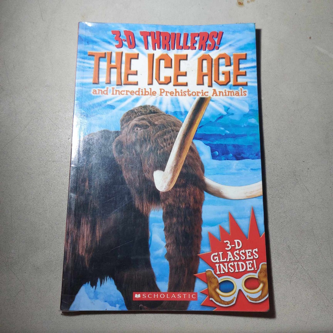 Childrens book 3D Thrillers! The Ice Age and Incredible Prehistoric ...