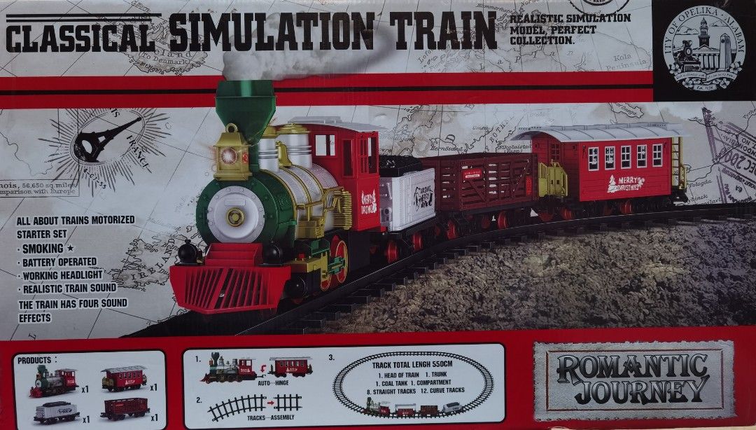 CLASSICAL SIMULATION TRAIN, Hobbies & Toys, Toys & Games on Carousell