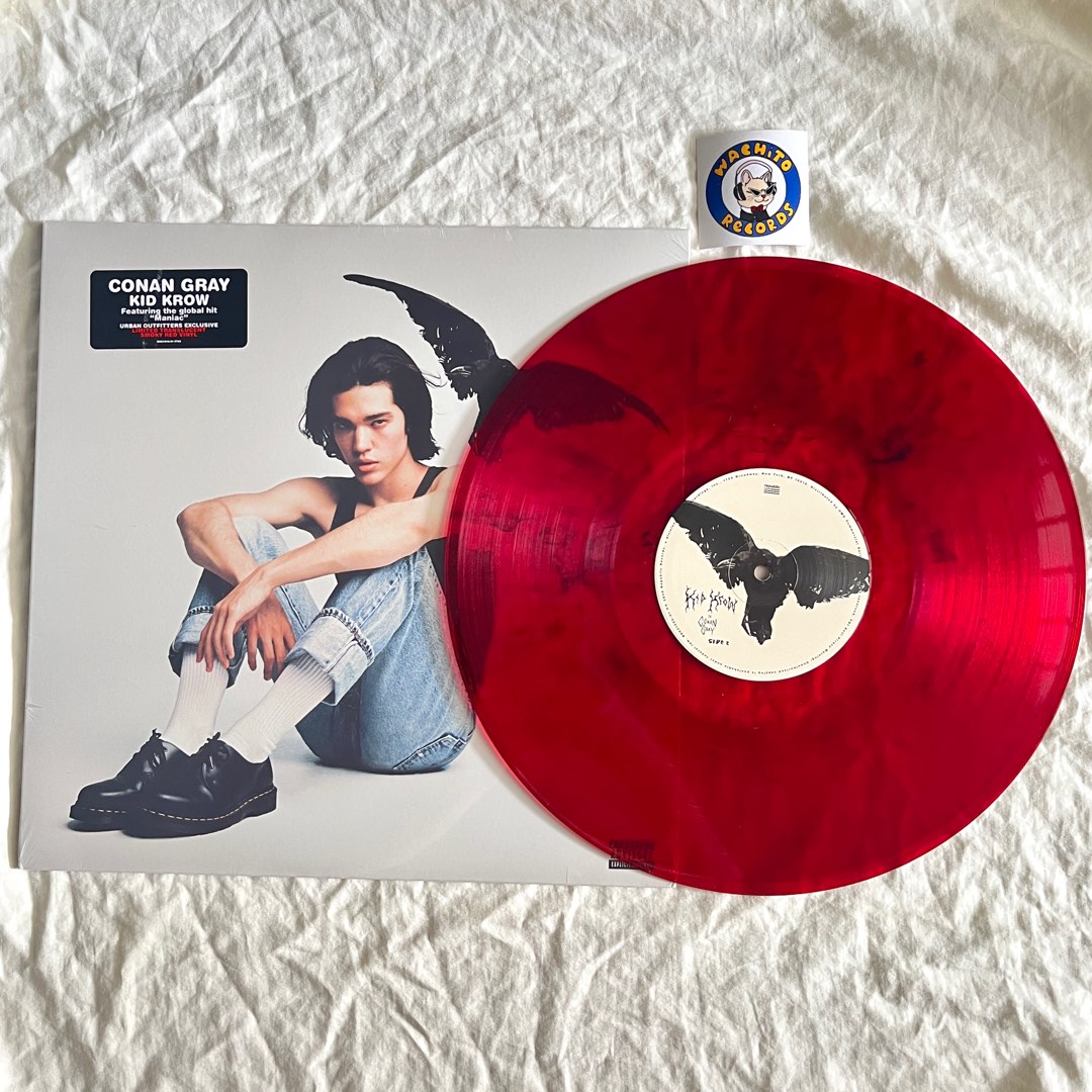 Conan Gray - Kid Krow (Translucent Smoky Red Vinyl), Hobbies & Toys ...