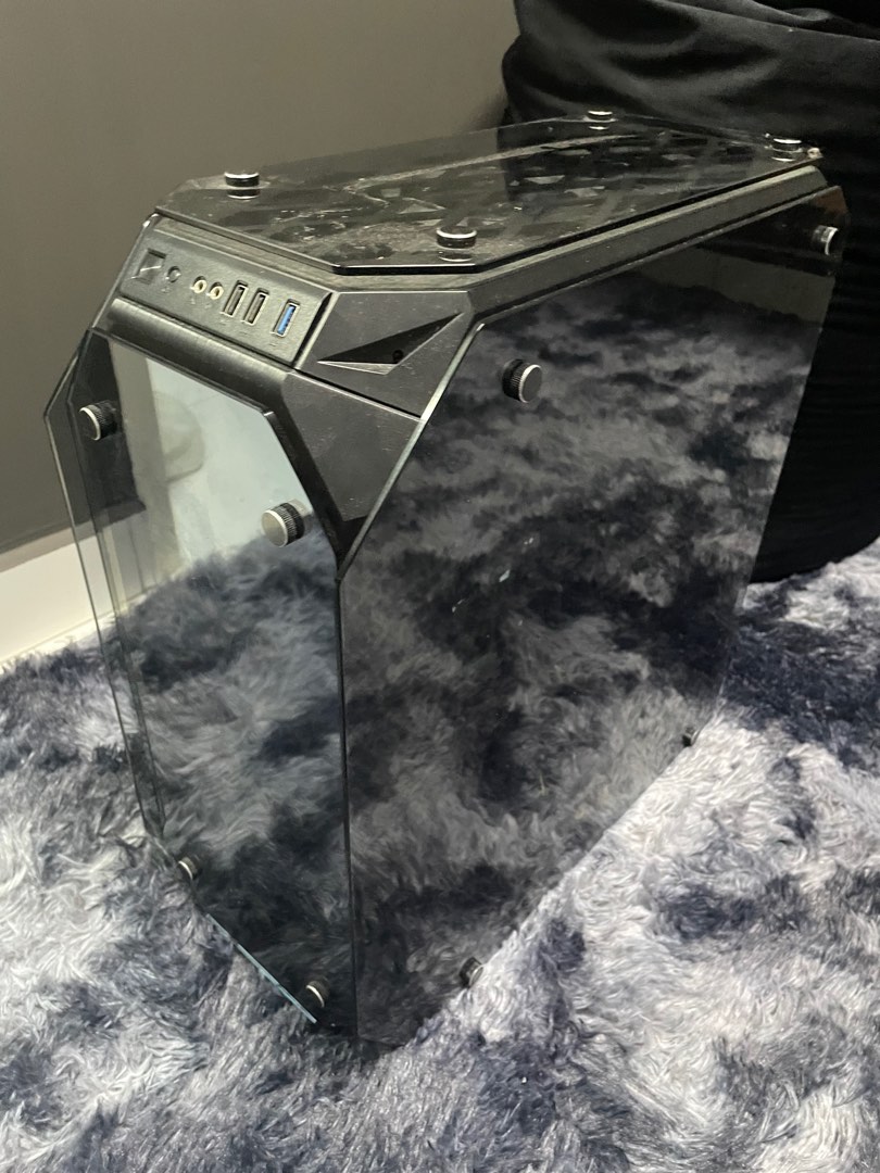 CPU CASING ALL SIDES TEMPERED GLASS, Computers & Tech, Parts ...