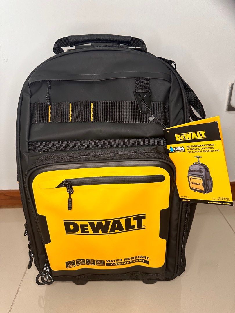 Dewalt DWST60101-1 Backpack with Casters, Water Repellent, Dust ...