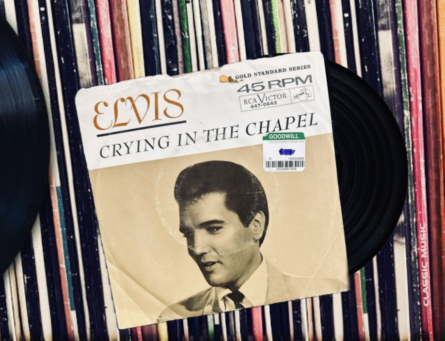Elvis Presley Crying in the Chapel Vinyl Record 45 RPM Vinyls Vintage ...