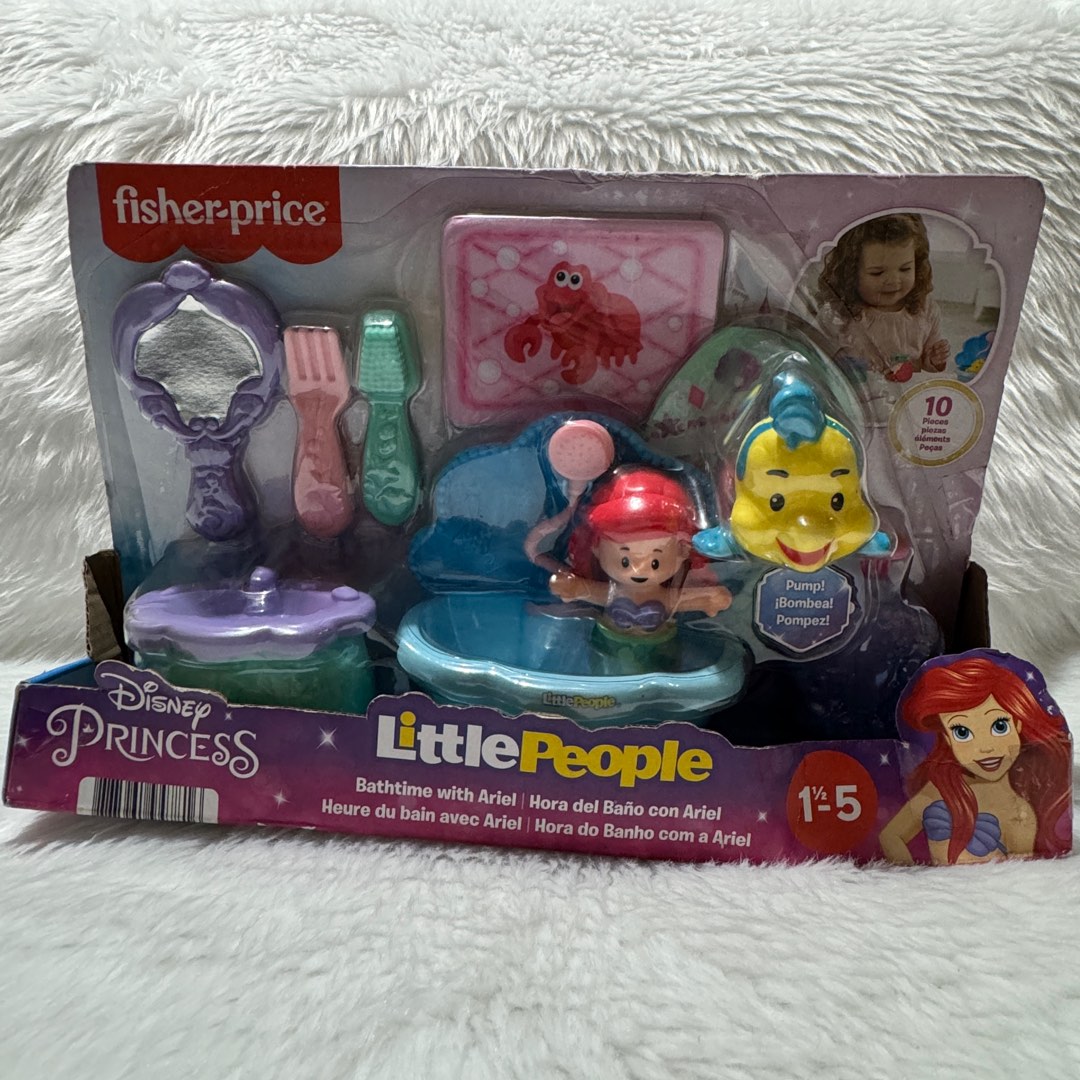 Fisher Price Disney Princess Bathtime With Ariel By Little People ...