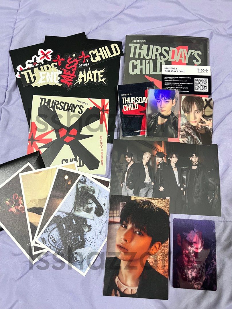 [FREE OFFICIAL ITEMS] TXT MINISODE 2: THURSDAYS CHILD MESS VERSION ...