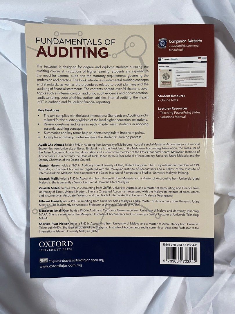 fundamentals of auditing, Hobbies & Toys, Books & Magazines, Textbooks ...