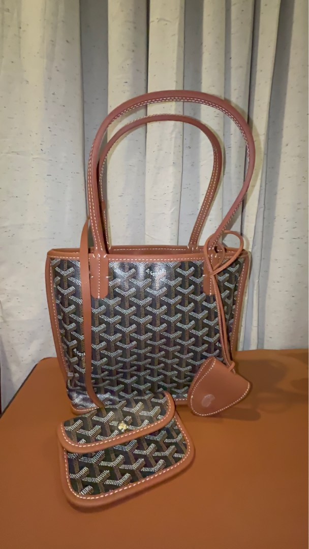 Goyard mini Anjou reversible, Luxury, Bags & Wallets on Carousell