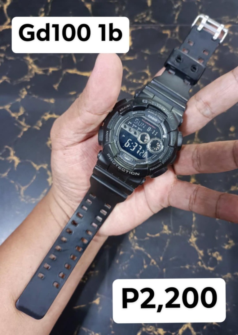 Gshock Gd100 1b, Men's Fashion, Watches & Accessories, Watches on Carousell